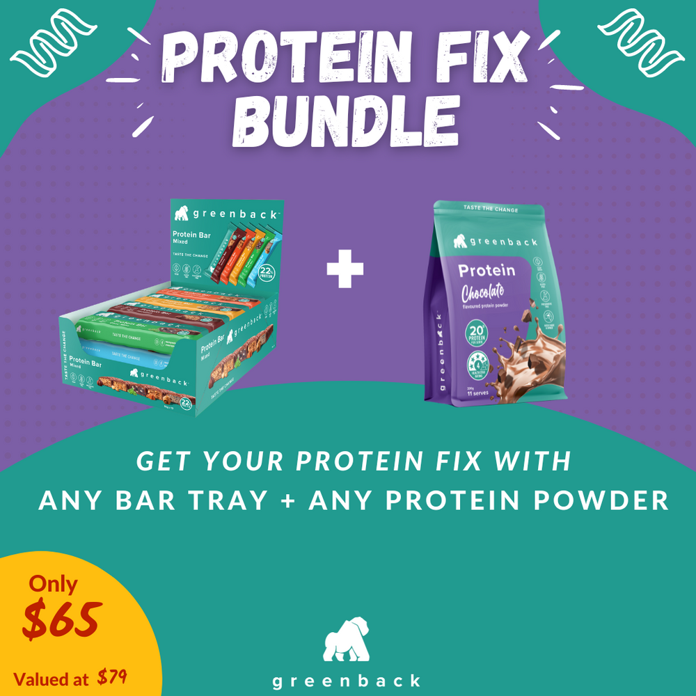 Greenback plant-based protein bars