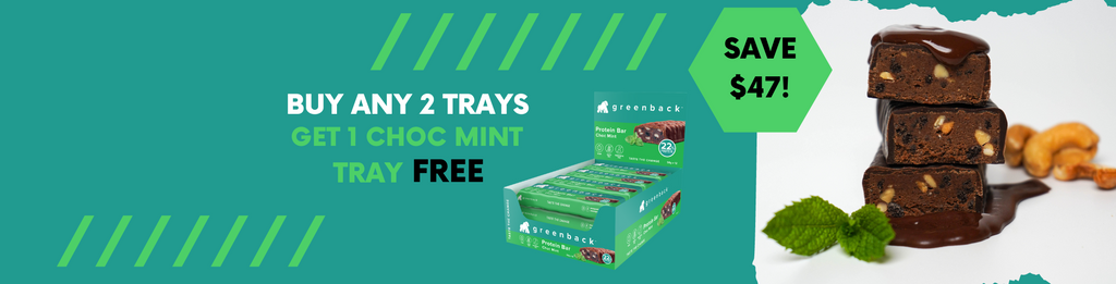 Greenback plant-based protein bars