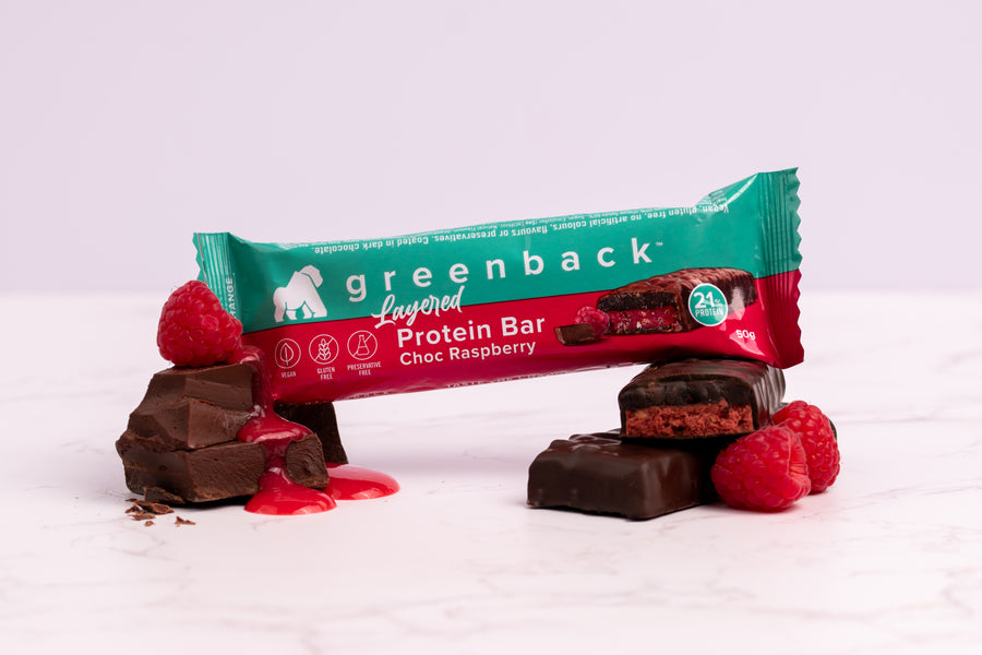 **NEW** Plant-Based Layered Choc Raspberry Protein Bar 50g x 12pk ...
