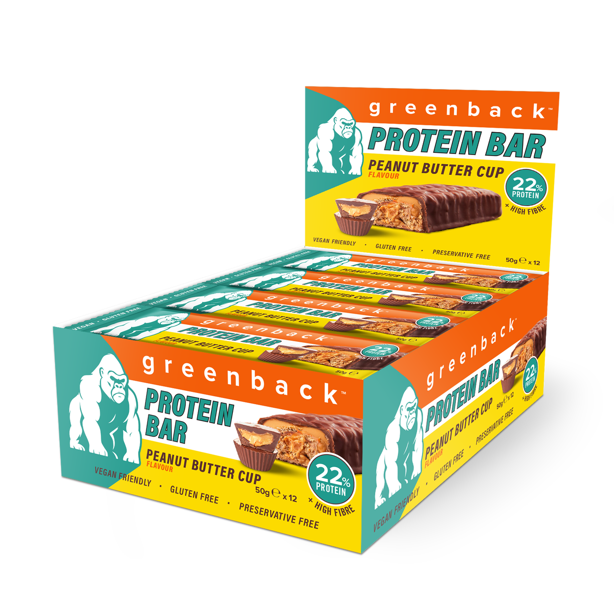 Greenback plant-based protein bars