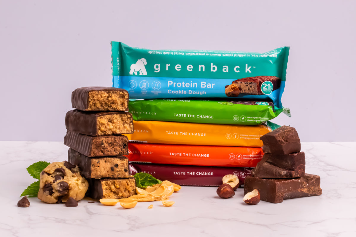 Plant-Based Protein Bar Mixed Tray X 12 - Greenback