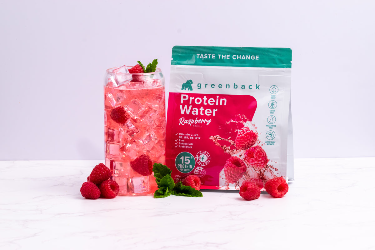 Raspberry Protein Water 250g - Greenback