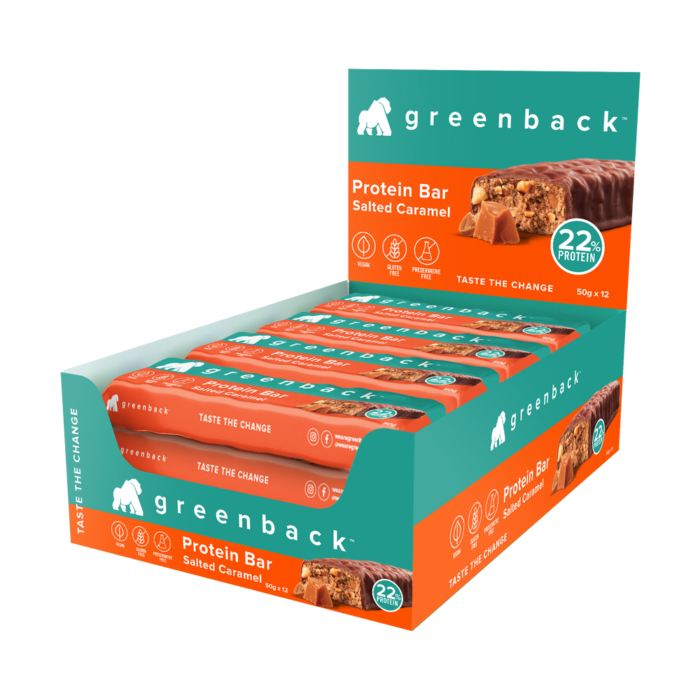 Greenback plant-based protein bars